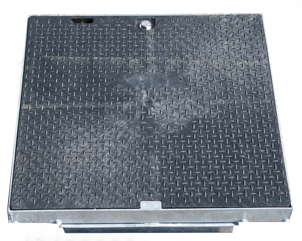 HDPE-lock A15 till kabelbrunn FF4545, låsbart med pentabult. FR90mm ...